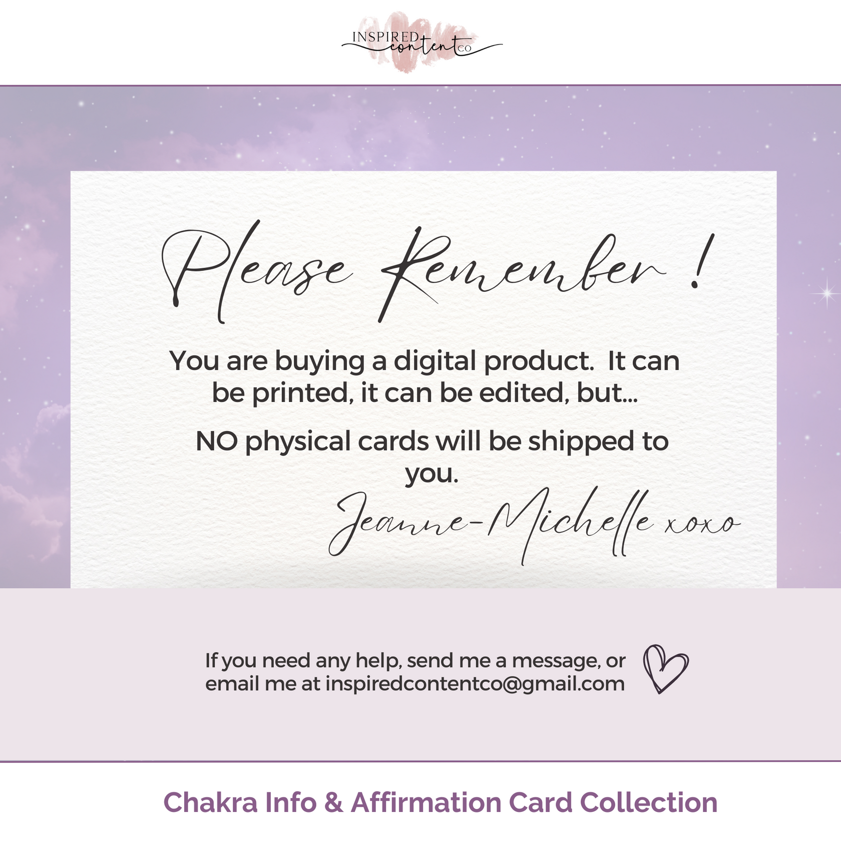 15 Chakra Info & Affirmation Cards - Printable Chakra Card Set, Canva ...