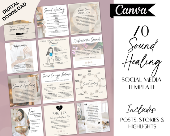 Sound Healing Social Media Vol 1 – Inspired Content Co