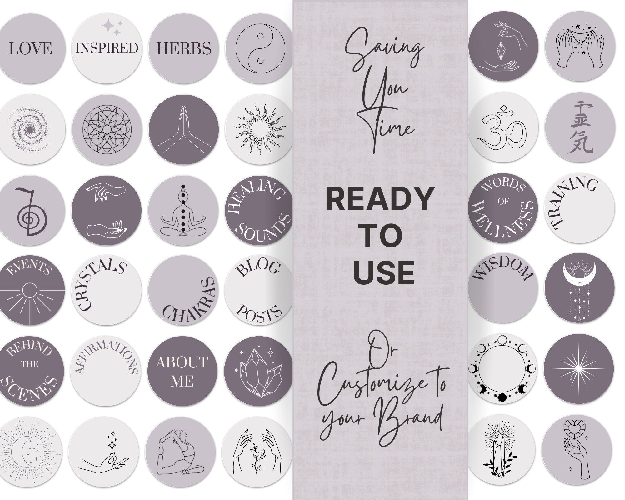 60 Reiki Healing Social Media Instagram Cover Template – Inspired ...
