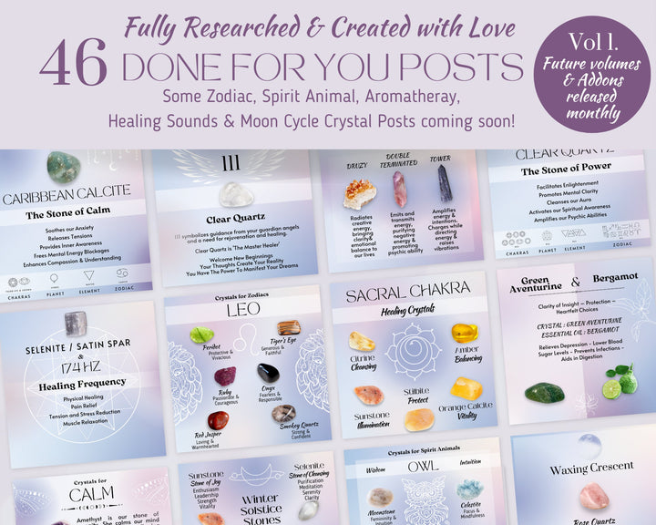 Crystal Social Media Collection – Inspired Content Co