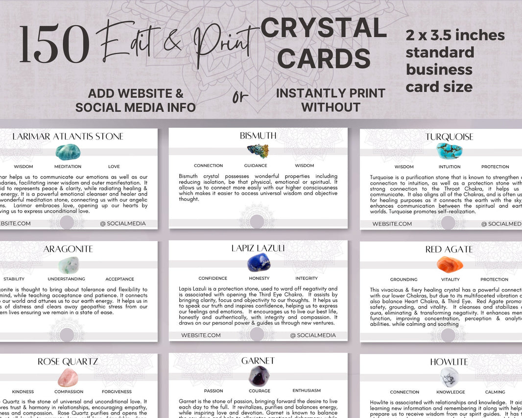Crystal Cards – Inspired Content Co