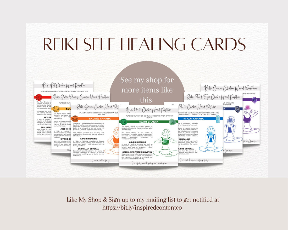Reiki Marketing Brochure, Reiki Brochure for your Energy Healing ...