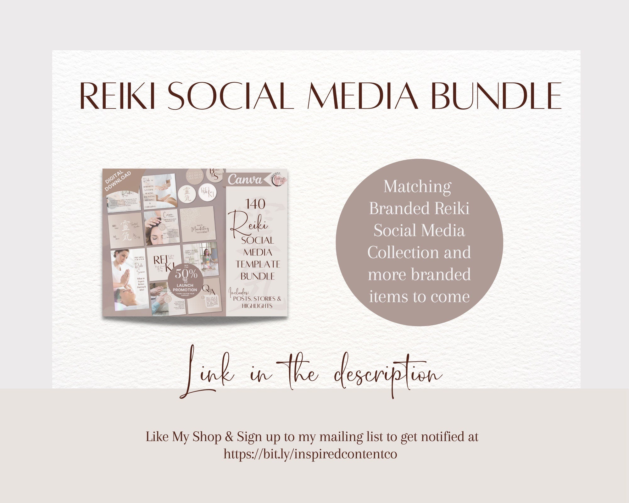 Reiki Marketing Brochure, Reiki Brochure for your Energy Healing ...