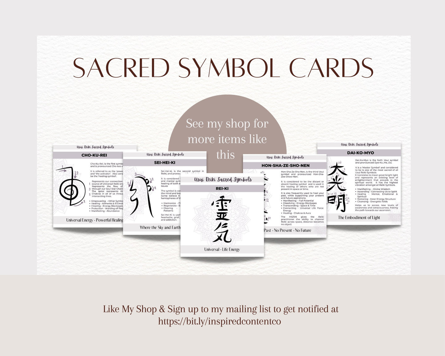 Reiki Marketing Brochure, Reiki Brochure for your Energy Healing ...