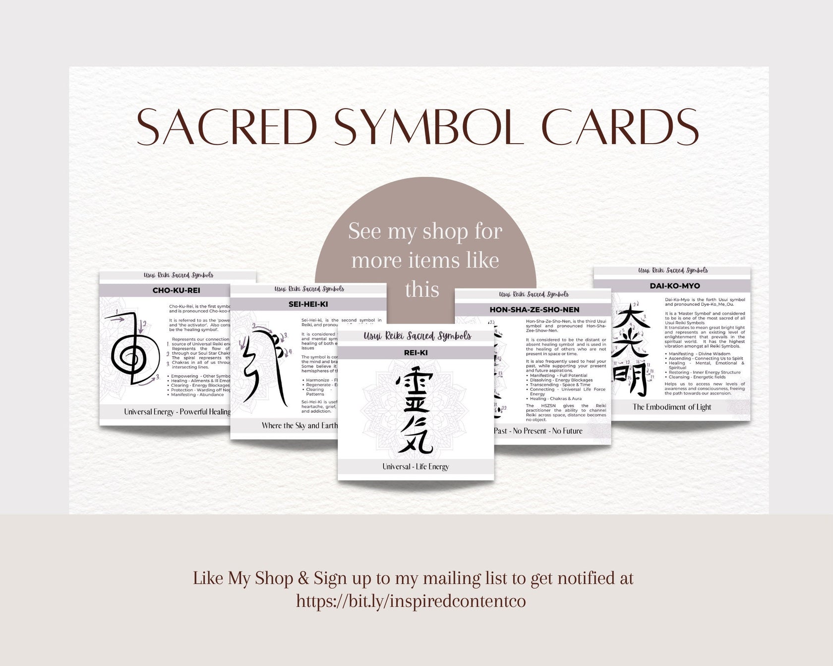 Reiki Marketing Brochure, Reiki Brochure for your Energy Healing ...
